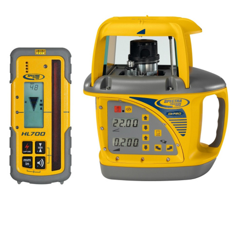 Niwelator laserowy SPECTRA PRECISION GL720 z odbiornikiem HL700 ...